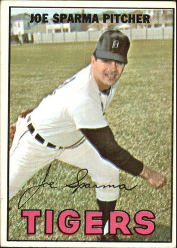 1967 Topps #13 Joe Sparma TIGERS VG/EX G24281 - VG-EX | eBay