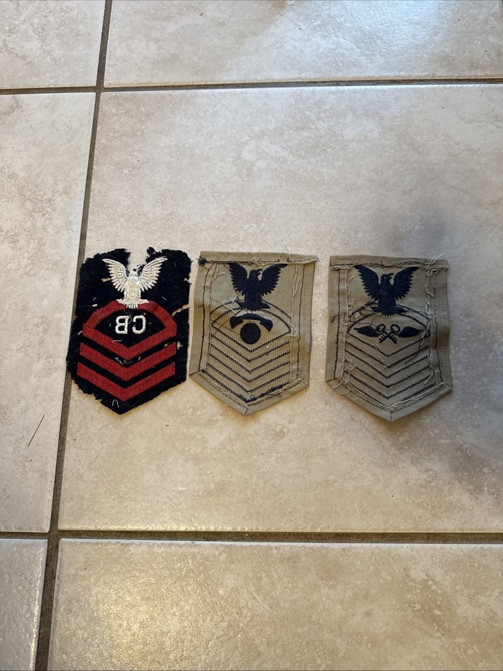 Lot 3 WWII Era US Navy Rate Patch USN Store Keeper | eBay