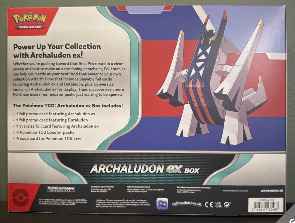 Archaludon EX Box Pokemon TCG Scarlet & Violet | eBay
