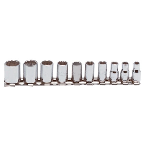 Proto J47104 1/4 Drive 10 Pc. Socket Set - 12 Point | eBay