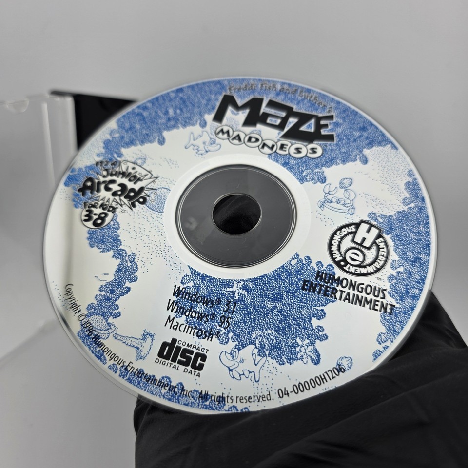 Freddi Fish and Luther's Maze Madness PC Game CD-ROM Humongous ...