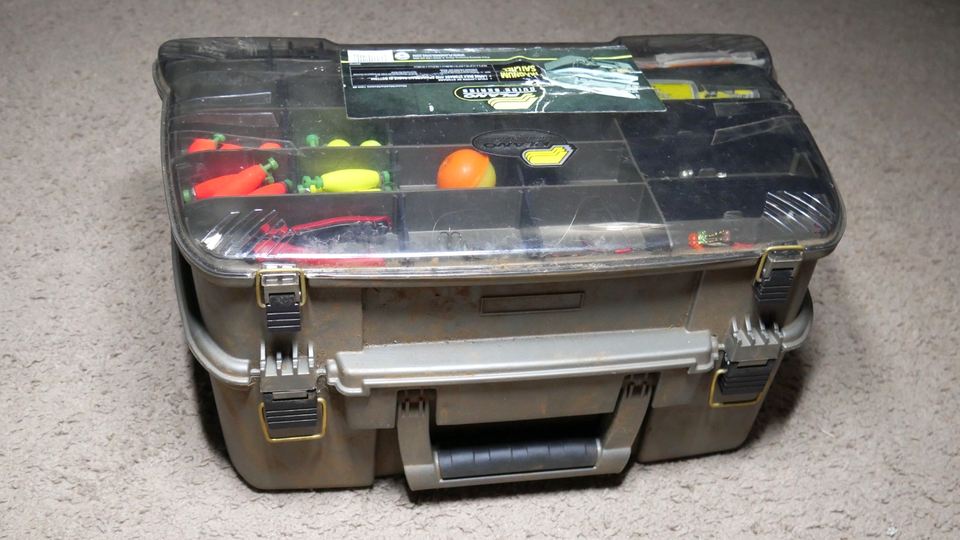 Plano Guide Series Tackle Box 1444 Bundle - with Hooks, Weights, Line ...