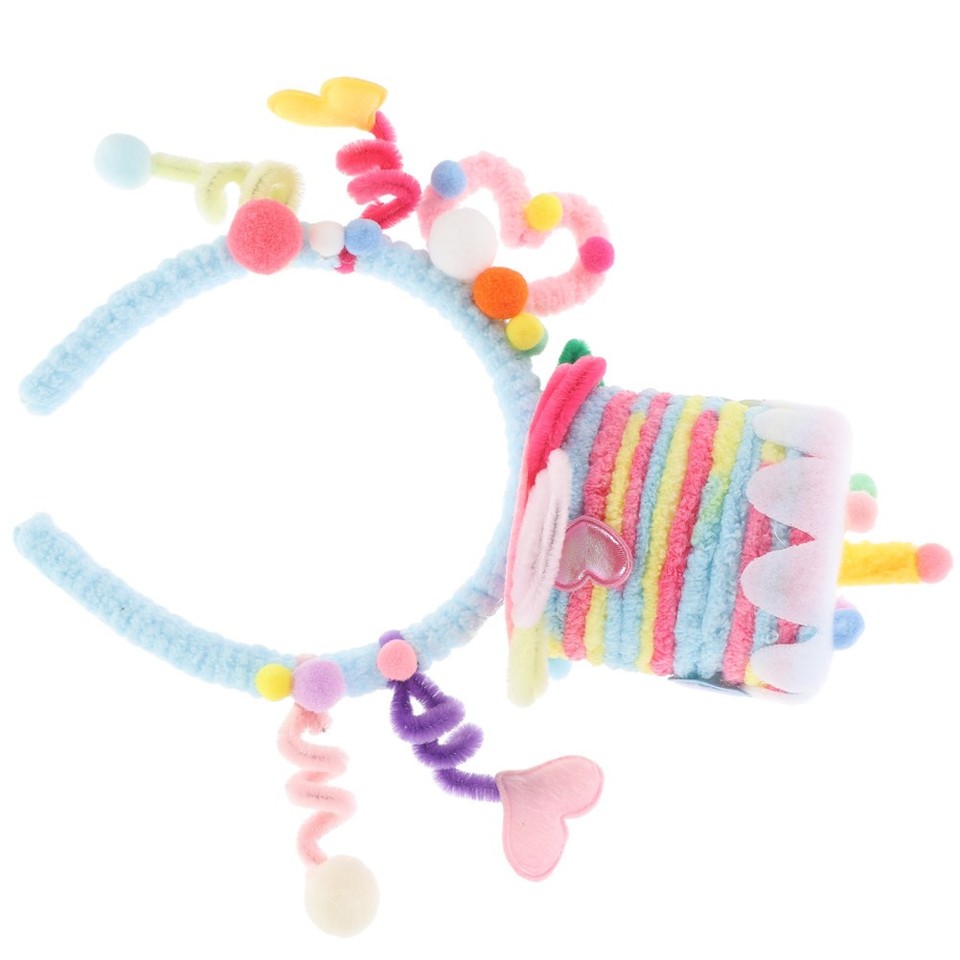 Birthday Cake Headband Cupcake Hairband For Girls Fun Party Headband ...