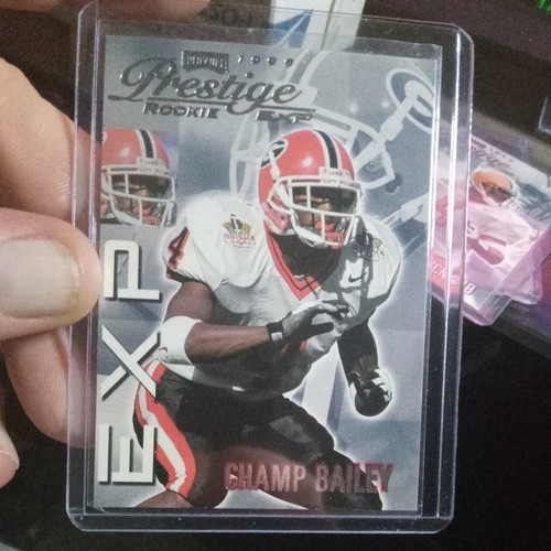 1999 Playoff Prestige EXP #EX36 Champ Bailey RC Rookie Washington ...