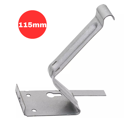 Fielders 115mm Zinc Quad Gutter Strap Plumbing Clip Fixture Replacement ...