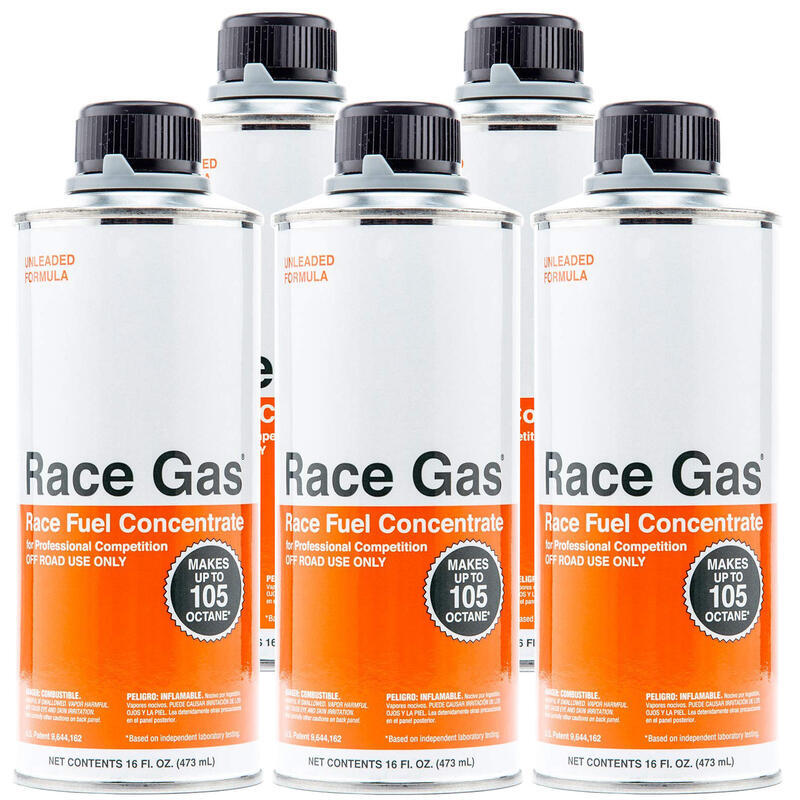 Race Gas Fuel Octane Booster 100016 (5pk); Race Fuel Concentrate ...