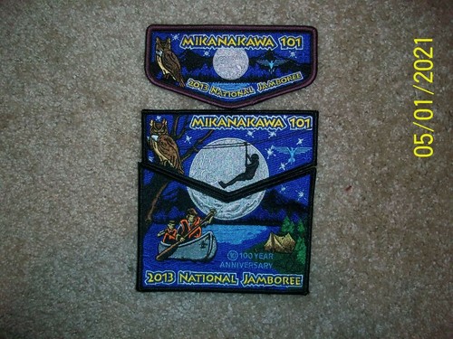 Lodge 101 Mikanakawa 2013 National Jamboree 3-piece OA flap set | eBay