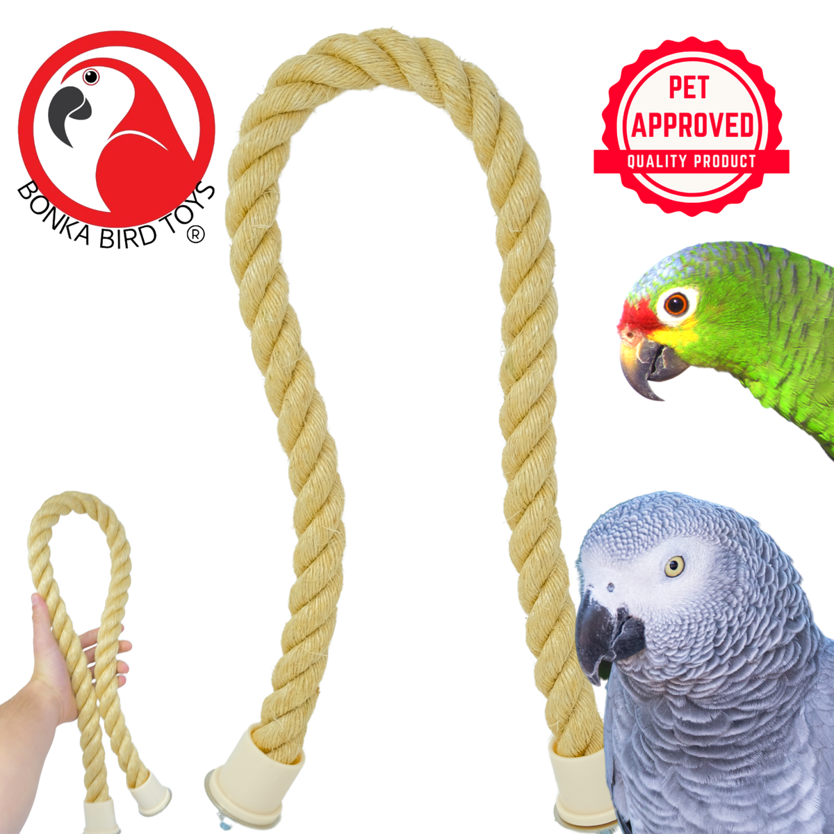 Large Parrot Rope Toys