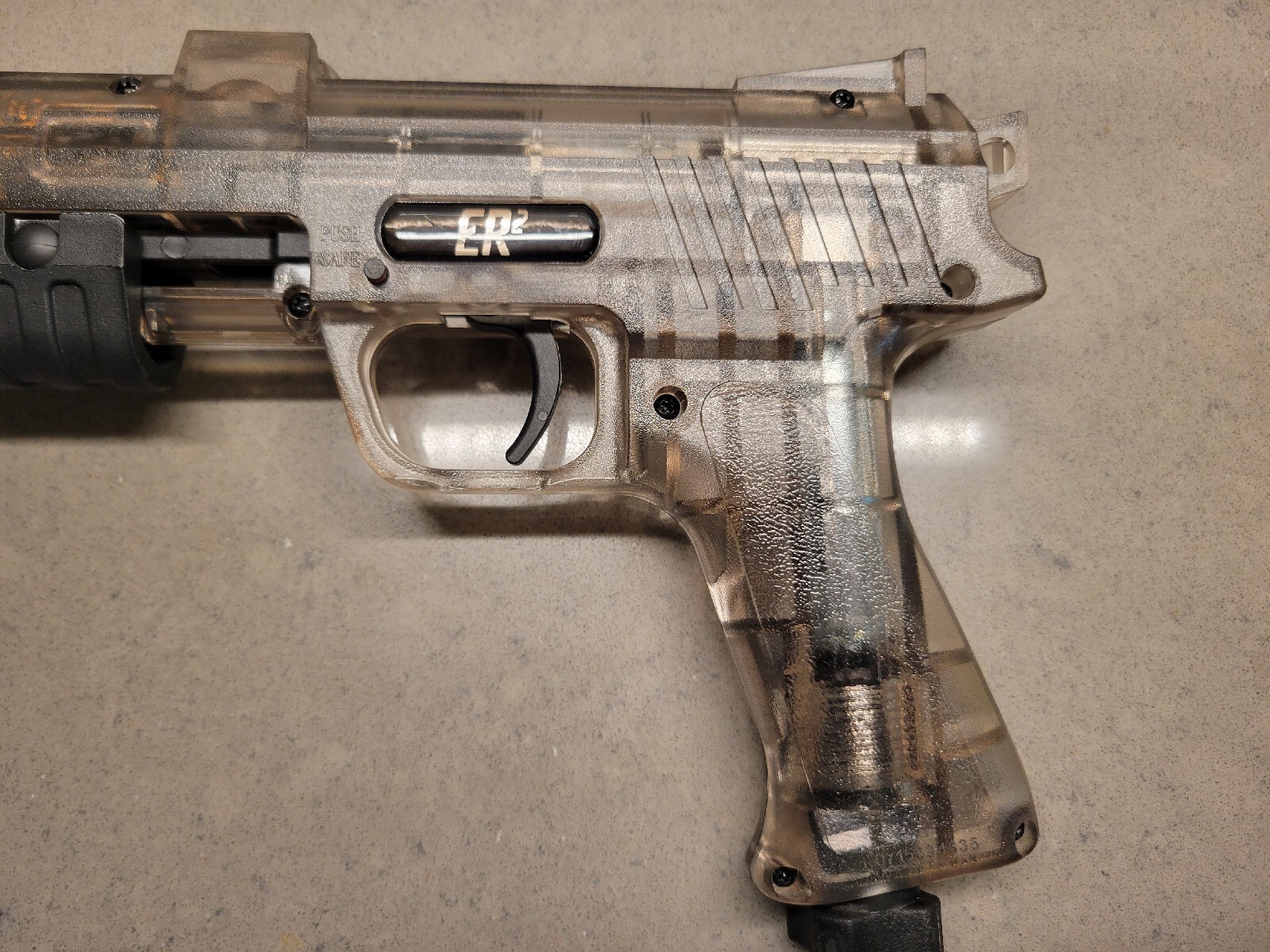 JT Clear Ghost ER2 Pump action paintball gun Pistol stock class | eBay