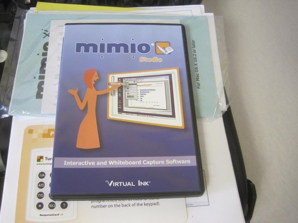 MIMIO CAPTURE KIT EASITEACH INTERACTIVE DEMO PACK/INK SYSTEM W/CASE ...