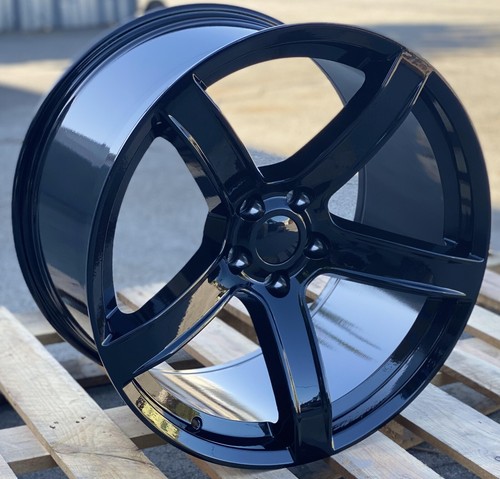 FLOW FLORMING 20x11 +0 GLOSS BLACK Wheels For Challenger Charger SRT ...