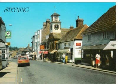 STEYNING, SUSSEX - HIGH STREET COLOUR POSTCARD | eBay UK
