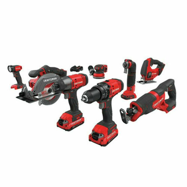 Craftsman CMCK600D2 20V 8 Tool Cordless Combo for sale online | eBay