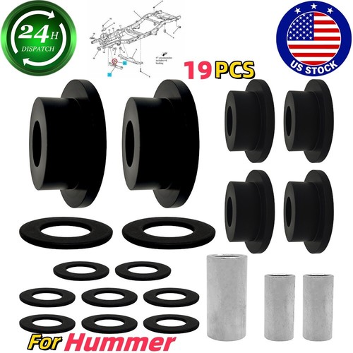 19pcs of Front Differential Side Mount Bushings For 2006-10 Hummer H3 ...