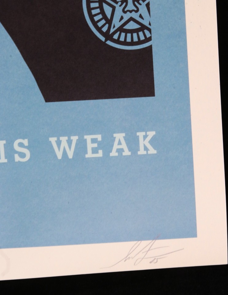 SHEPARD FAIREY Radical Peace Lithographie Offset SIGNEE OBEY GIANT MINT ...