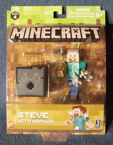 Mojang - Minecraft - Steve with Arrows - Series 4 - MOC | eBay Australia