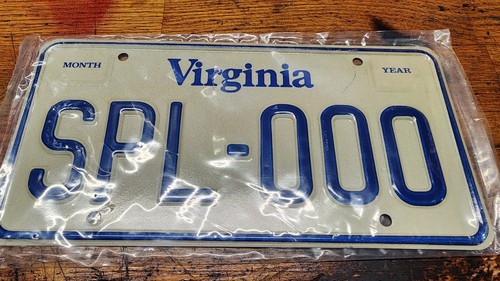 Virginia SAMPLE License Plate | eBay