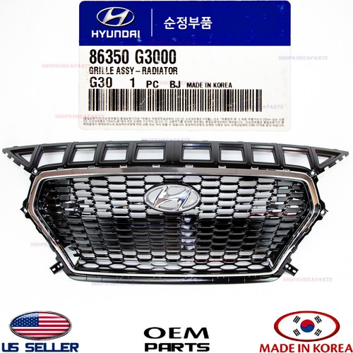 GRILLE RADIATOR FRONT 【GENUINE】 OEM HYUNDAI ELANTRA GT 2.0L 2018-2020 ...