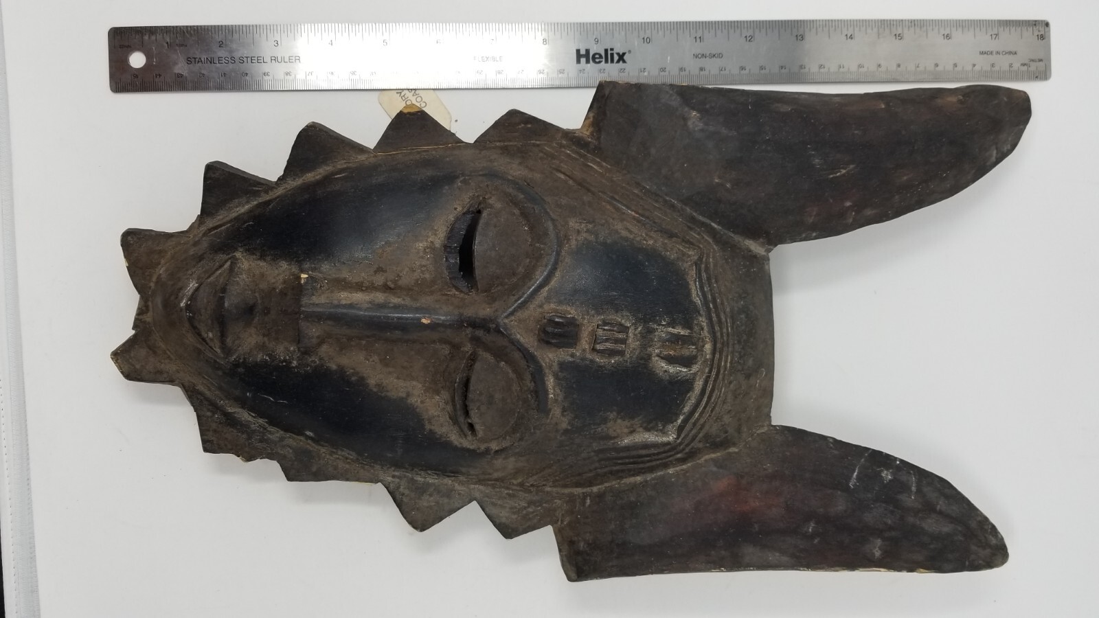 Rare Yaure Baule Portrait Mask With Ears Ivory Coast Wood African Art ...