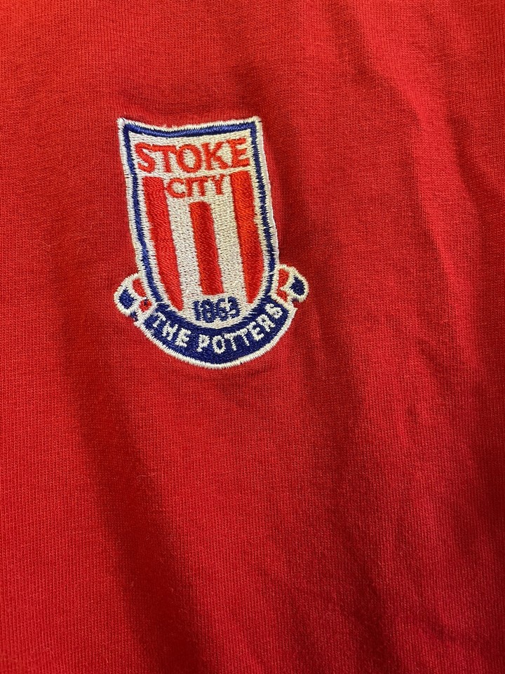 Stoke City Football Club Red T Shirt Size M Official Merchandise | eBay UK