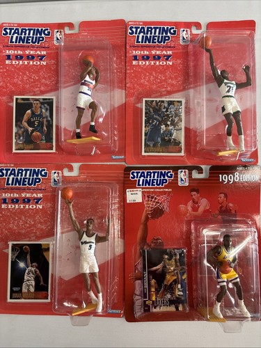 Lot Of 4 Starting Lineup Figures Bryant Garnett Kidd Howard | eBay