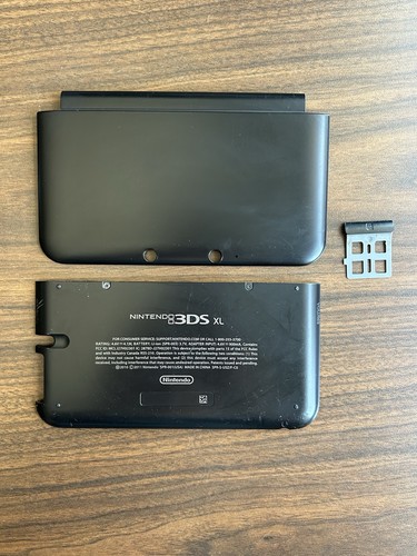 Authentic black 3DS XL top&bottom cover FAST SHIPPING | eBay