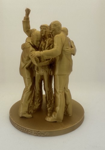 Trump FIGHT! Statue Butler, PA Rally Trump Secret Service Agents 4 ...