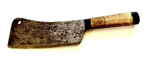 Vintage Kutmaster 7" Blade Kitchen Butcher Cleaver Knife FORGED CARBON ...
