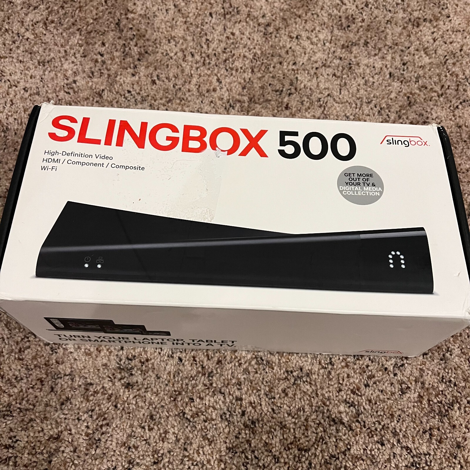 Slingbox SB500 HD Media Streaming Player COMPLETE OPEN BOX | eBay