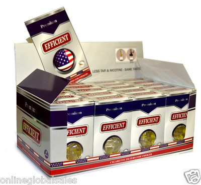 20 Packs EFFICIENT Cigarette Filters (600 Filters) Block & Filter Out ...