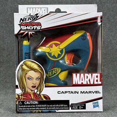 Marvel - Nerf Micro Shots - Captain Marvel | eBay