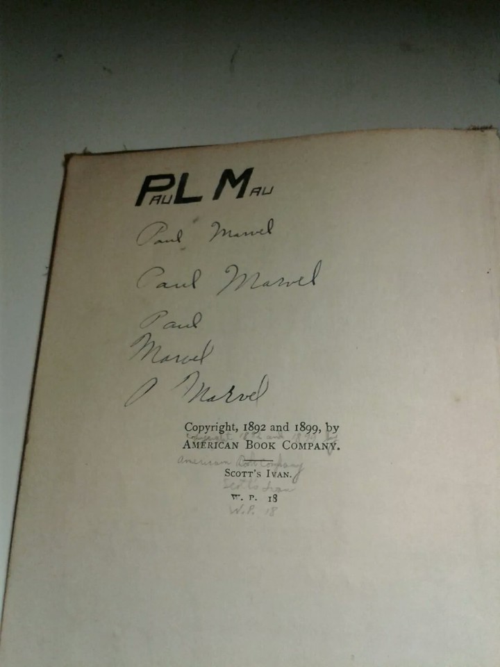 1899 Scott's Ivanhoe Eclectic English Classics (bb8) | eBay
