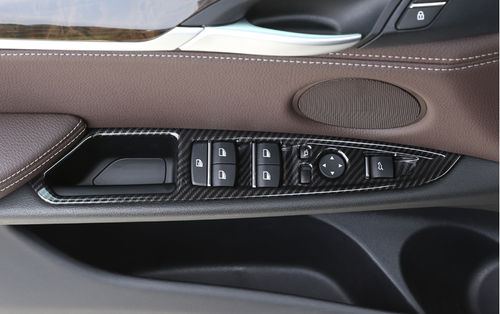 Window Lift Switch Button Cover Trim For BMW X5 F15 X6 F16 2014-18 ...
