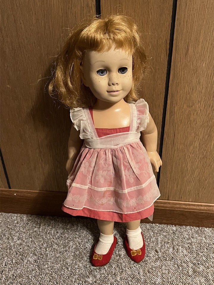 Chatty Cathy Rooted Hair Red White Dress Pull String No Talk 17 ...