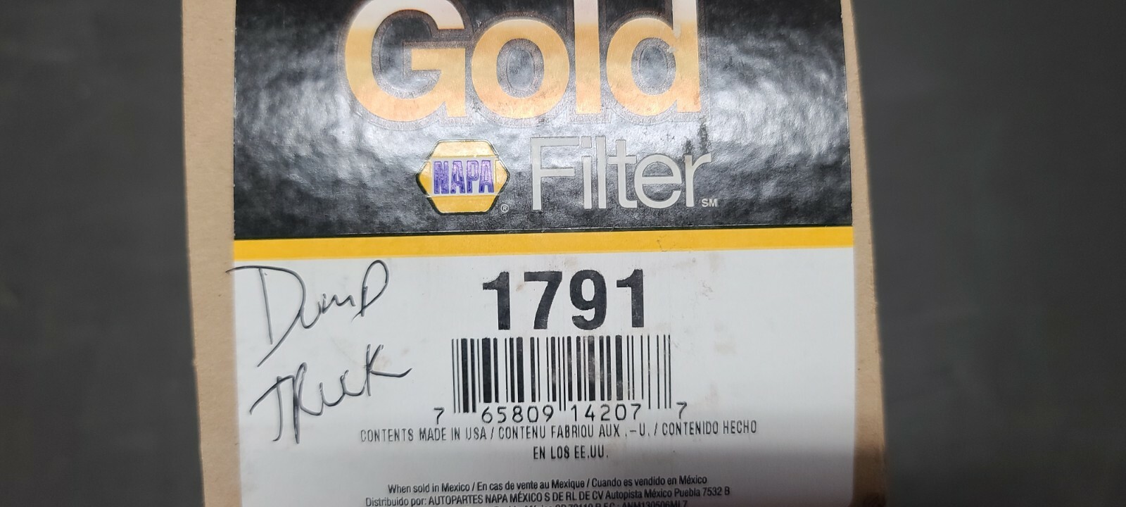 NAPA 1791 - cross reference oil filters | oilfilter-crossreference.com