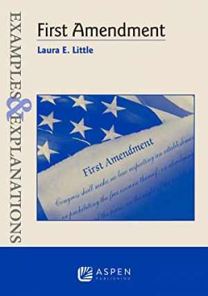 First Amendment (Examples & Explanations) - Paperback, by Little Laura ...
