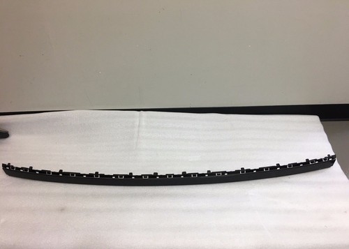 02-05 BMW E65 E66 745i Bumper Moulding Trim Rear Center Black ...