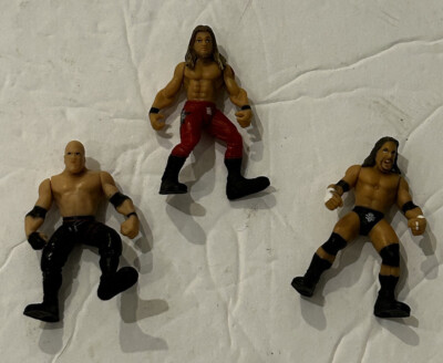 WWE Triple H Edge Kane Micro Aggression 2" Mini Action Figure Jakks ...