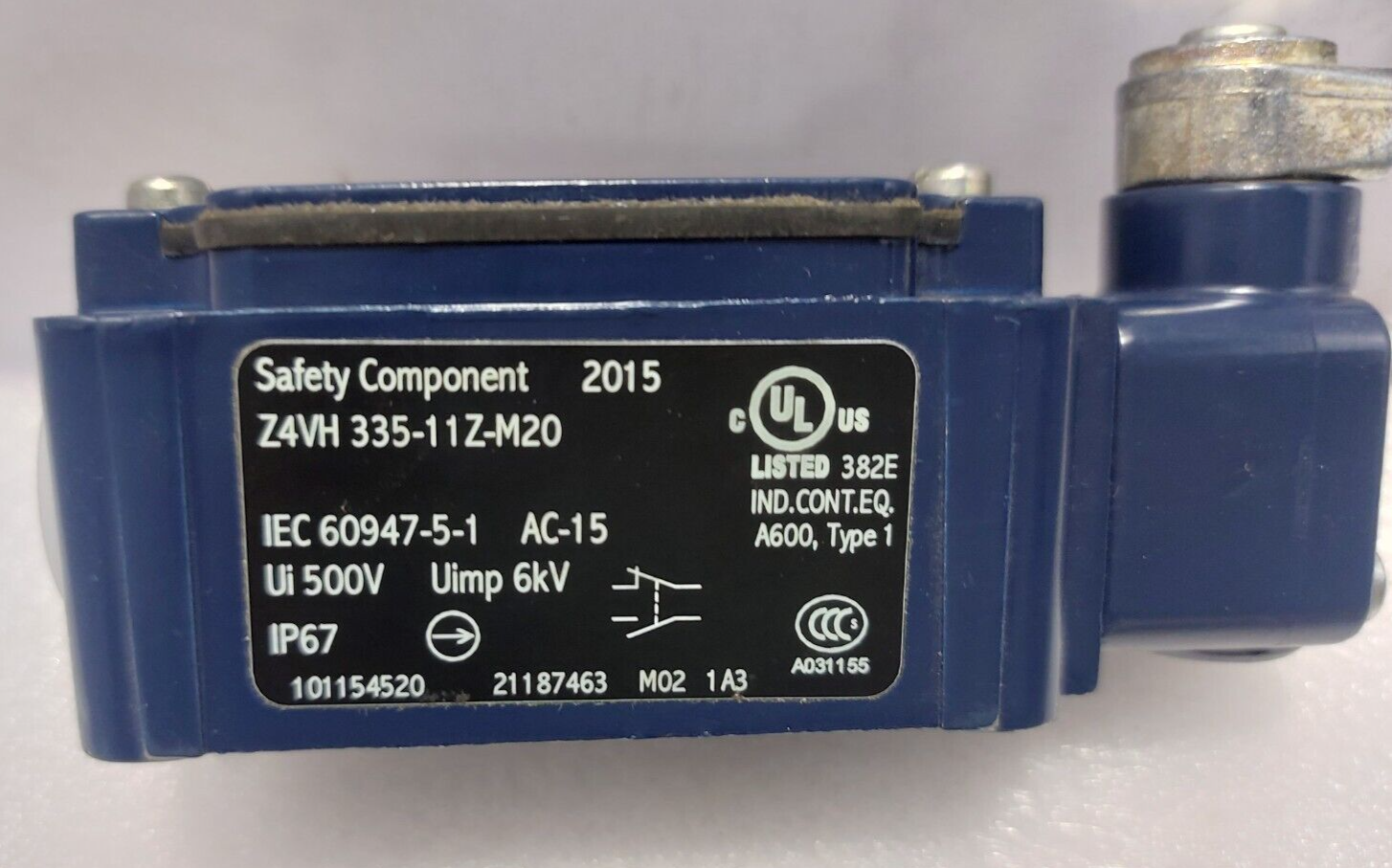 Schmersal Z4VH 335-11Z-M20 Micro Limit Switch | eBay