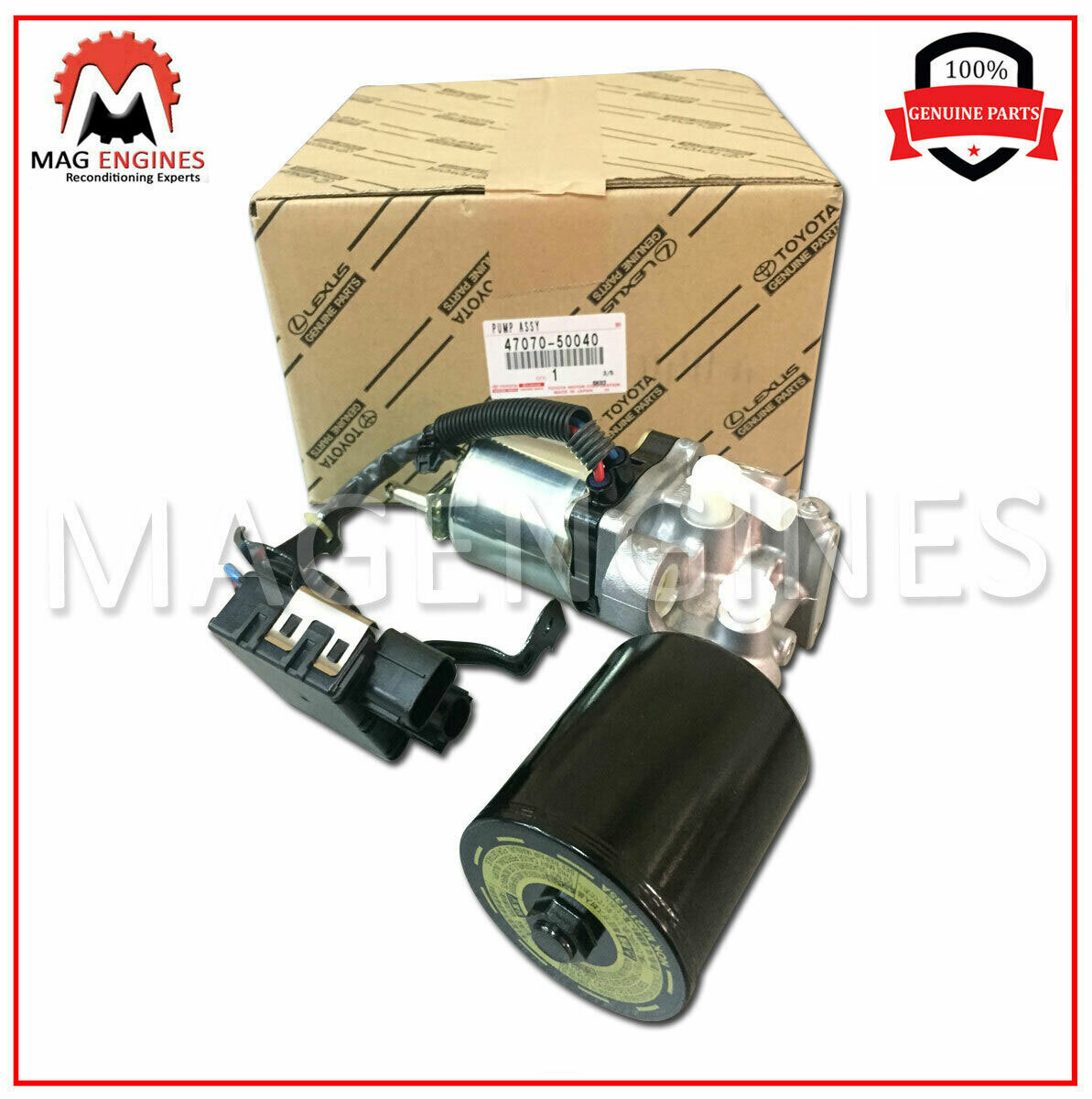 47070-50040 GENUINE OEM BRAKE BOOSTER PUMP ASSY 4707050040 | eBay