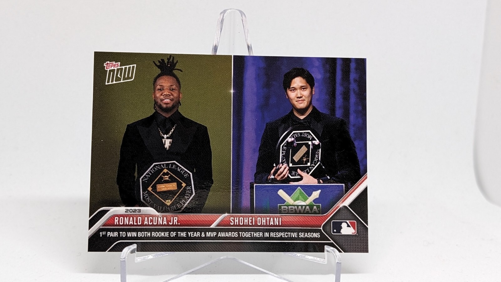 Ronald Acuna Jr. & Shohei Ohtani 2023 MLB TOPPS NOW Card OS29 ROTY ...
