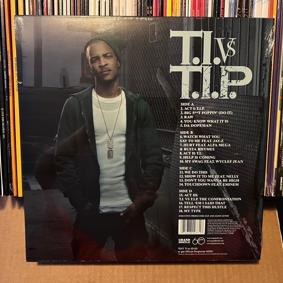T.I. vs T.I.P. **NEW / SEALED** Orig. Eminem Jay-Z Busta Rhymes Nelly ...