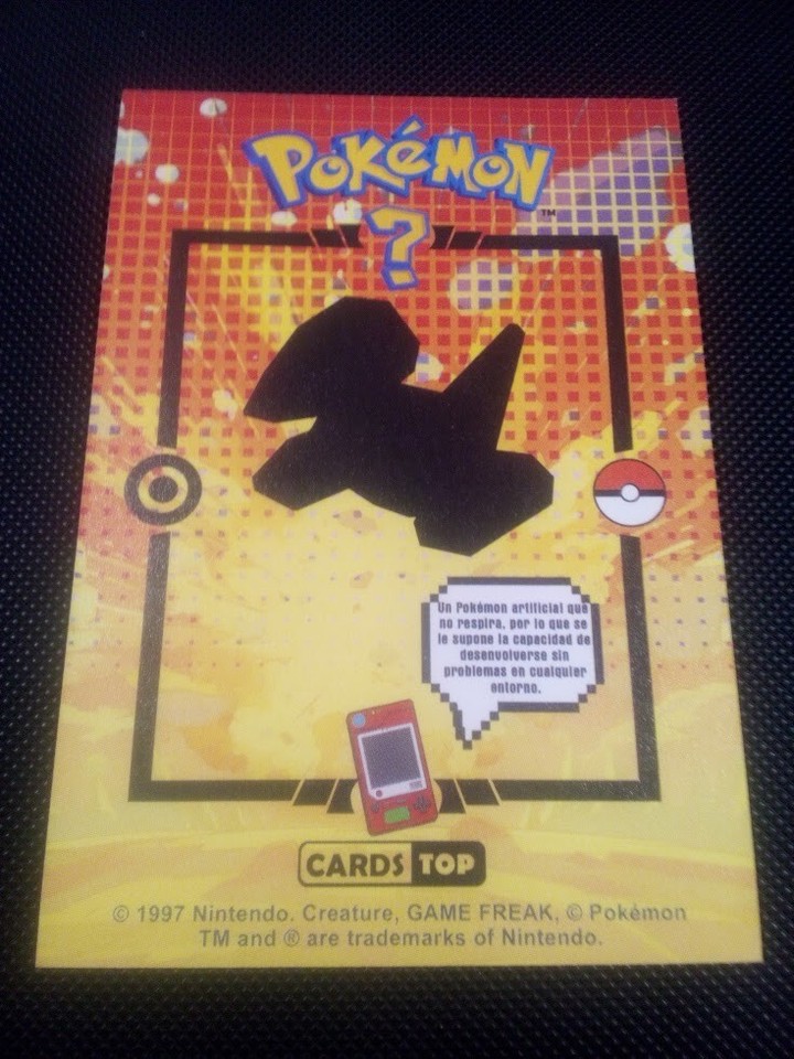 Pokemon 2024 Card Tops Pokedex Database Set Porygon 137 Peru US Seller ...