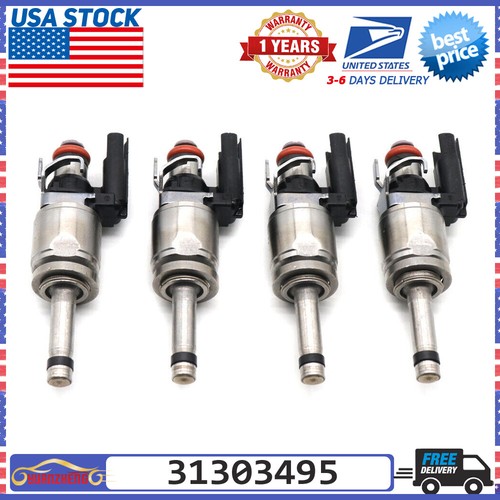31303495 Turbo Fuel Injector 4pcs For Volvo S60 S80 V60 XC60 XC70 2.0L ...