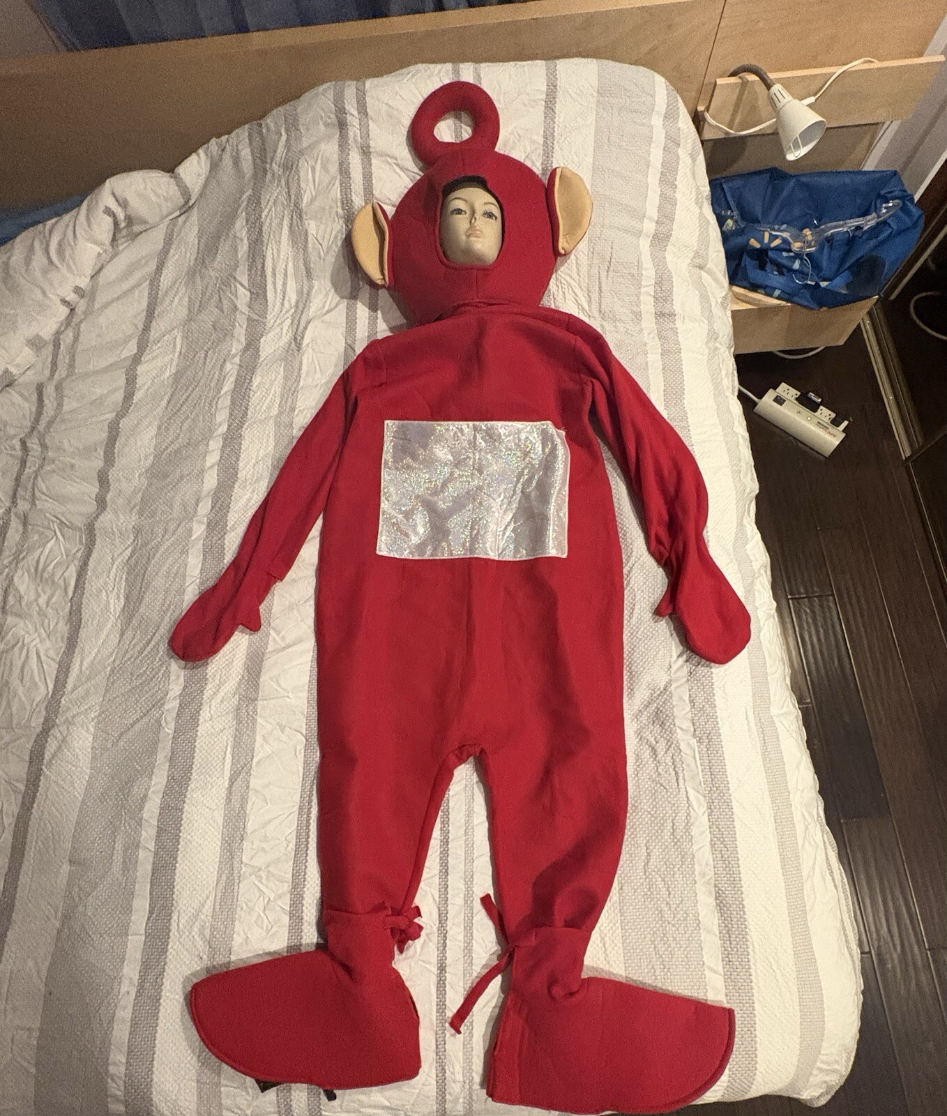 Red Teletubbies Po Costume Adult, As-new! Advertising… - Gem