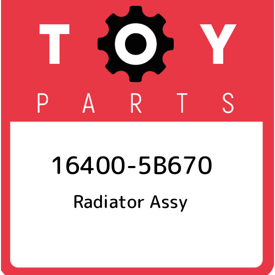 TOYOTA GENUINE OEM 16400-5B670 RADIATOR ASSY 164005B670 for sale online ...
