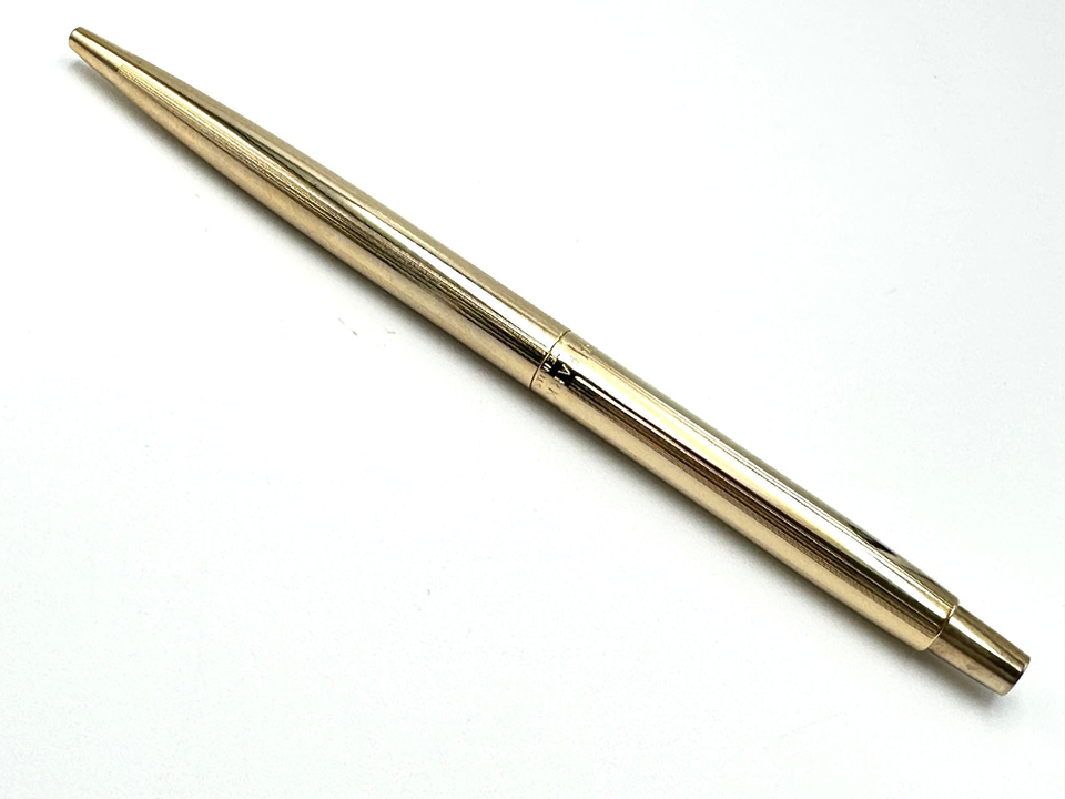 NICE VINTAGE c1980 PARKER CLASSIC IMPERIAL 22K GOLD PLATED BALLPOINT ...