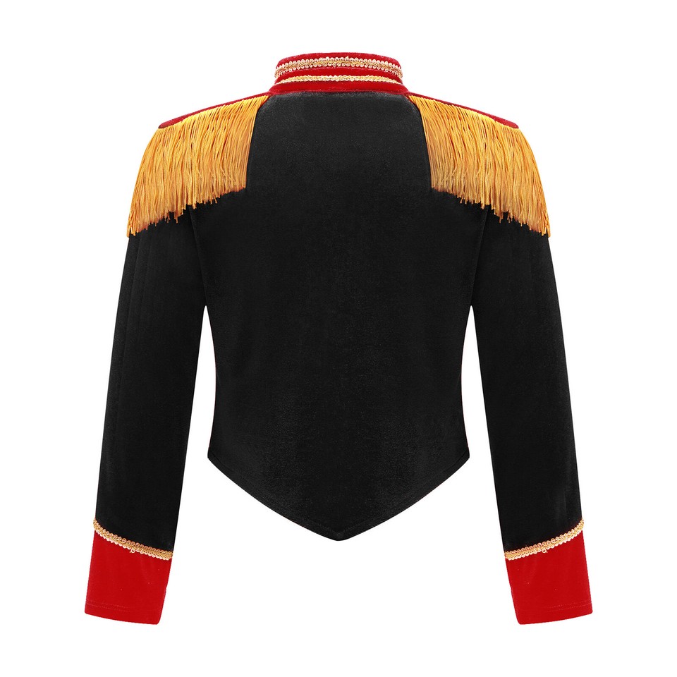 US Kids Girls Drummer Uniform Cosplay Marching Band Costume Button Down ...