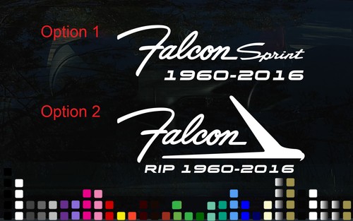 Falcon Sticker Rip Ford 1960 - 2016 Vinyl Car Decal 10-100cm long | eBay