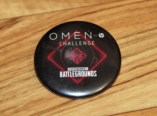 PlayerUnknown's Battlegrounds PUBG Omen Gamescom Button Pin Badge Xbox ...